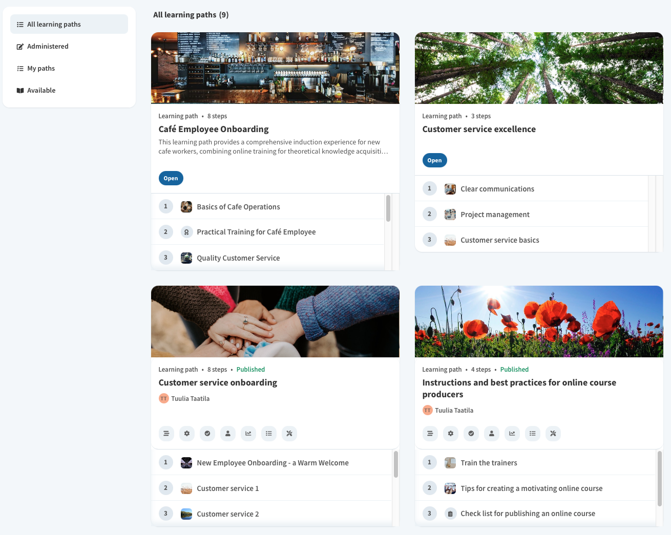 Learning Paths – Impactful Training Journeys